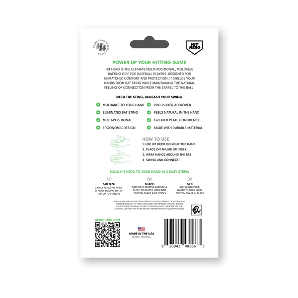 Hit Hero Official Site - Baseball Thumb & Finger Guard for Hitters ...